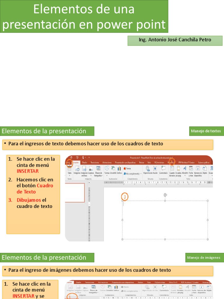 Elementos de Una Presentación en Power Point | PDF