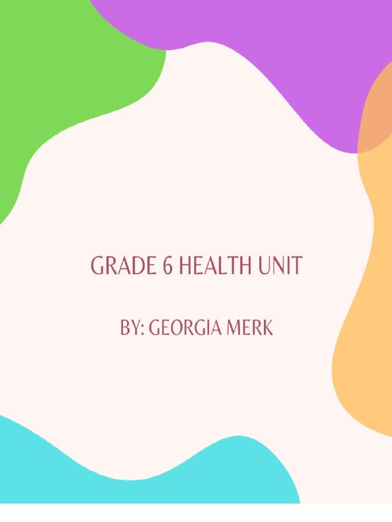 Health Unit Plan | PDF | Foods | Healthy Diet