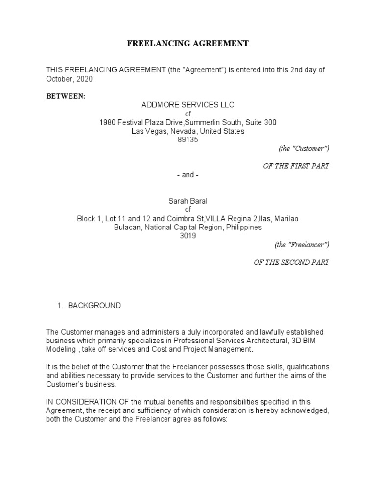 IndependentContractors Agreement ICA Sample | PDF | Confidentiality ...