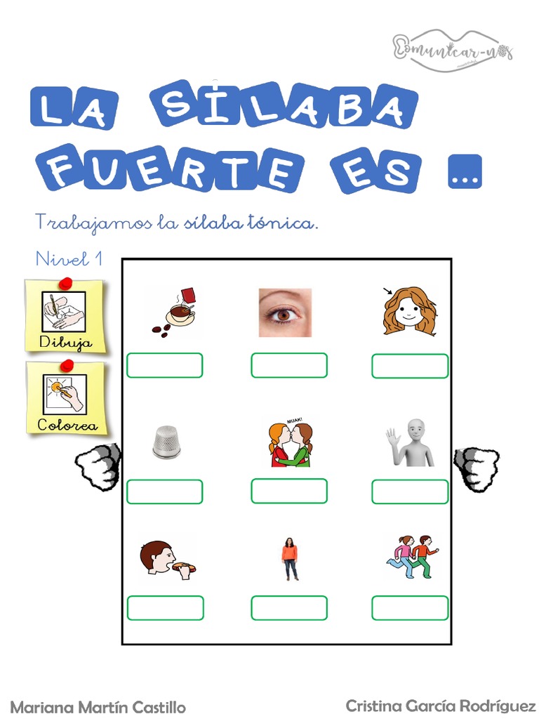 Silaba Tonica Nivel 1 | PDF | Sílaba