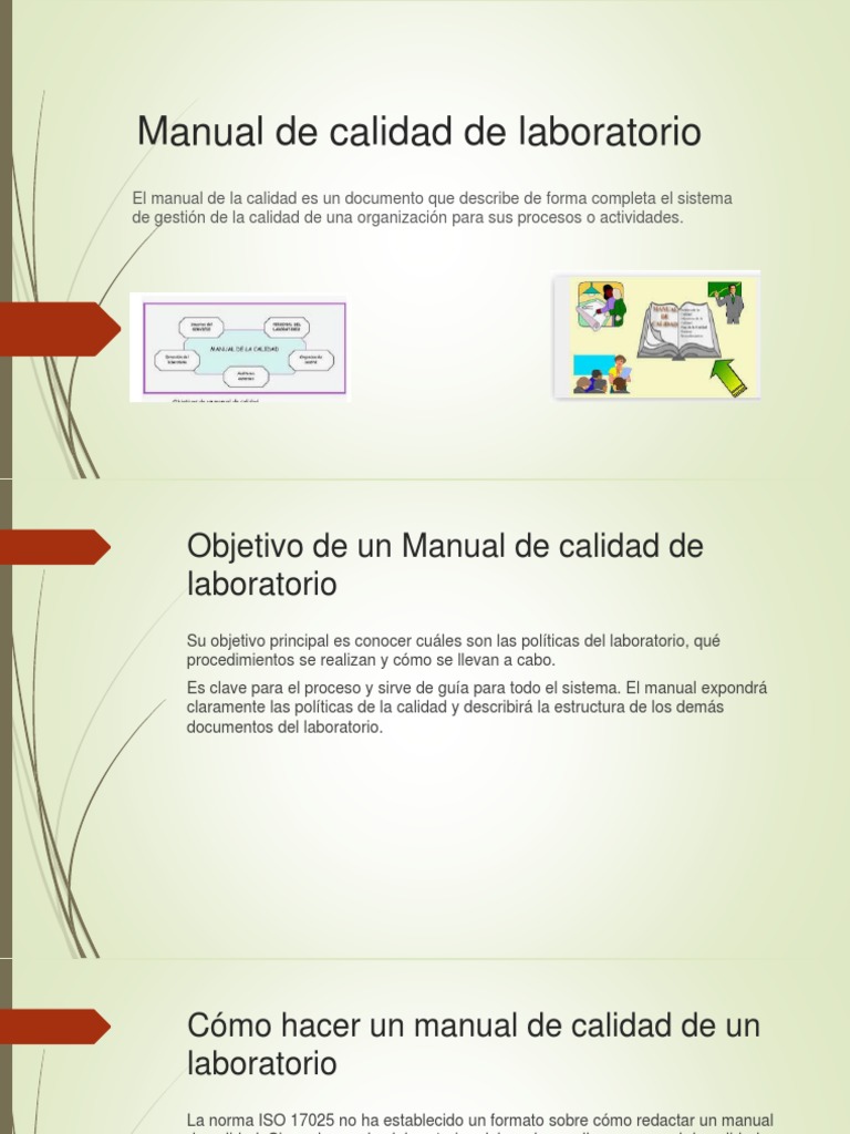 Manual de Calidad de Laboratorio | PDF