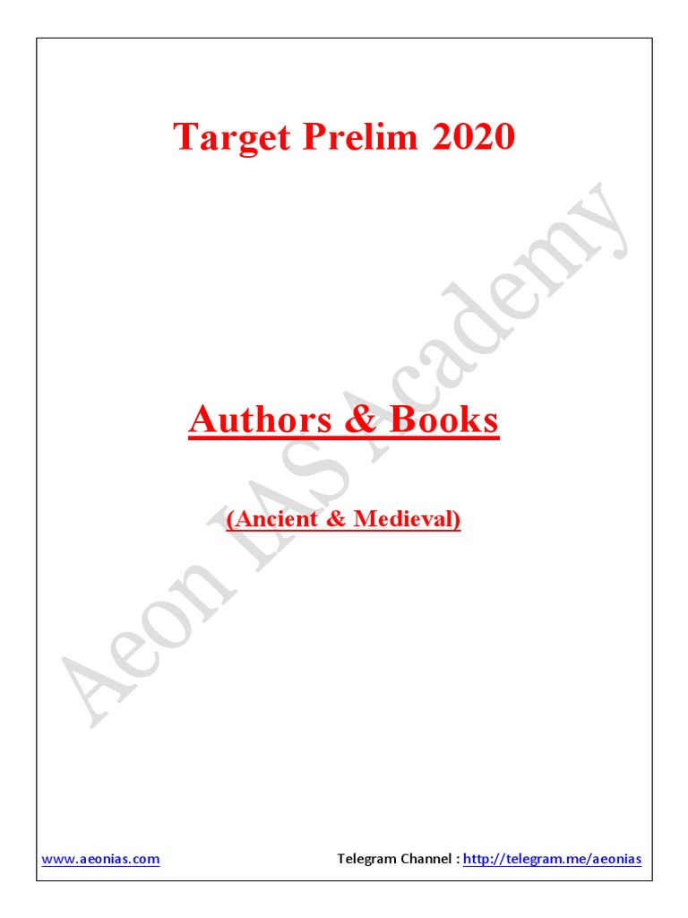 Classical Writers of India - Ancient and Medieval | PDF | Indian ...