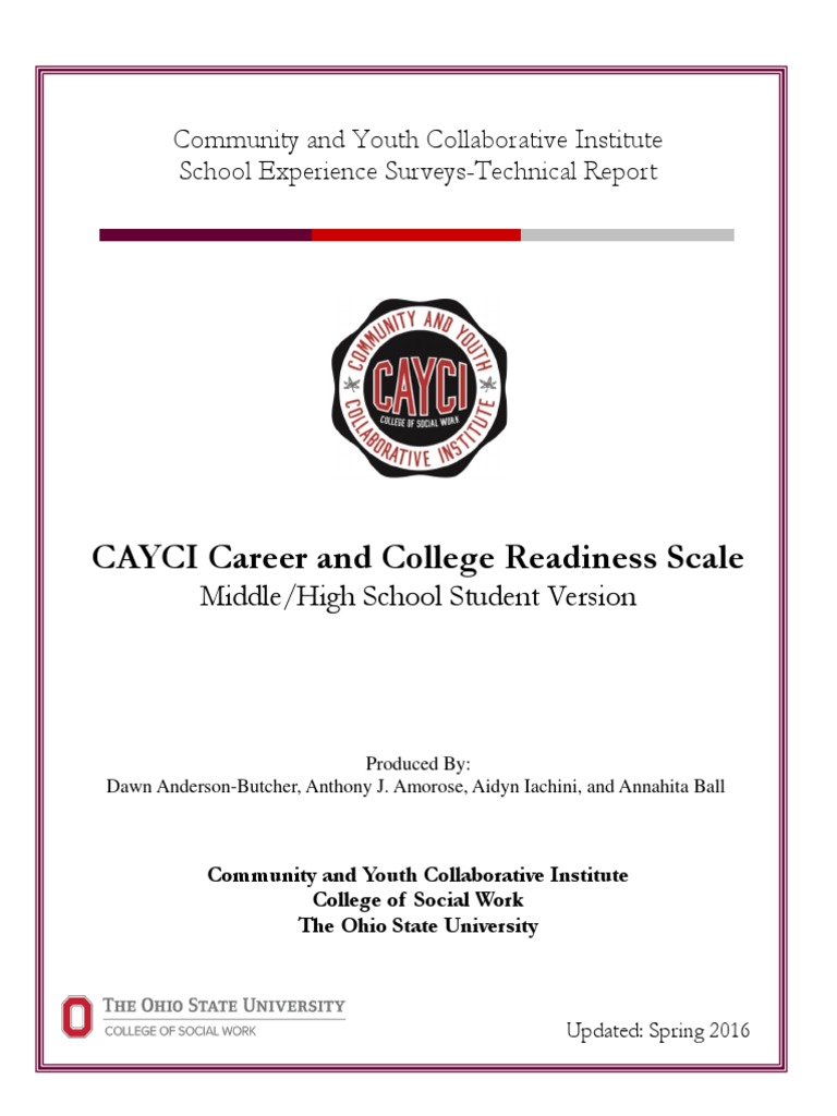 College Preparedness Questionnaire | PDF | Survey Methodology | Psychology