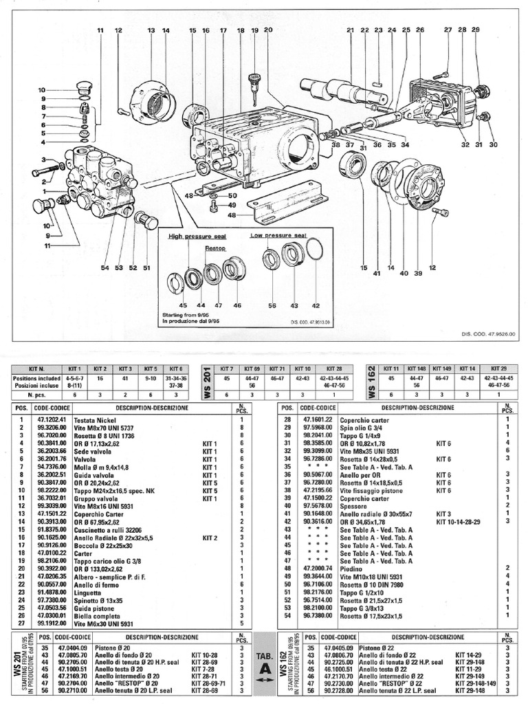 Karcher INTERPUMP WS201 Parts | PDF