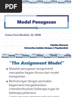 Model Penugasan Dan Metode Hungarian | PDF