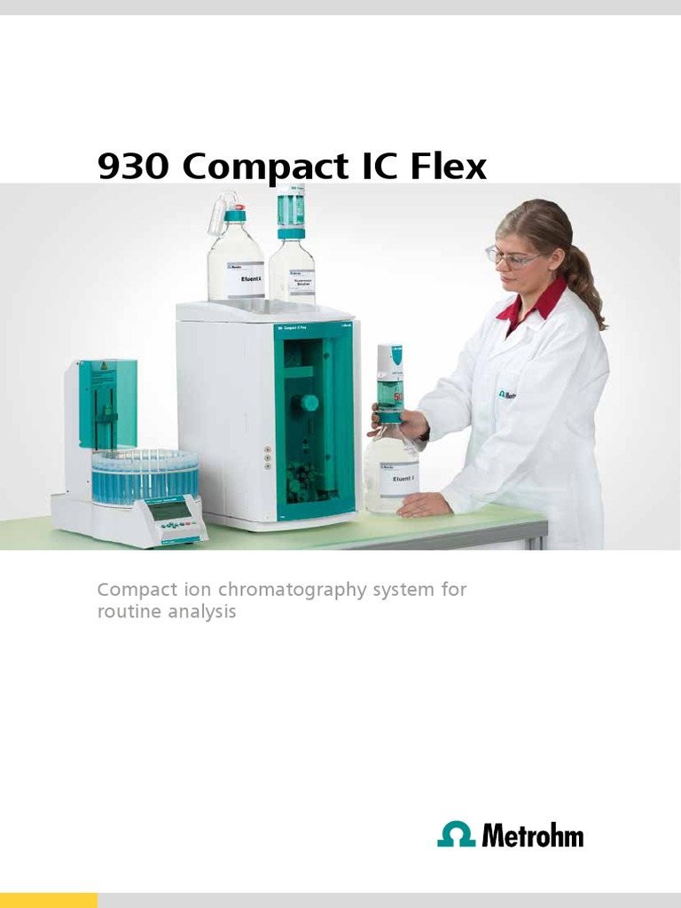 930 Compact IC Flex: Compact Ion Chromatography System For Routine ...