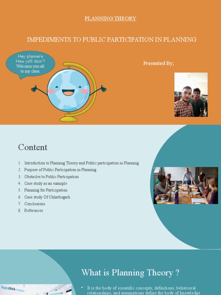 Planning Theory PPT (Impediments To Public Participation) | PDF ...