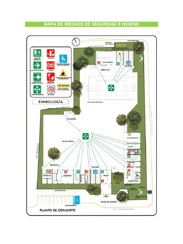 Mapa de Riesgos de Seguridad e Higiene | PDF