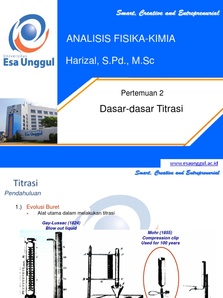 Dasar-Dasar Titrasi | PDF