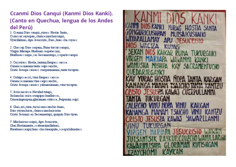 Ccanmi Dios Canqui | PDF