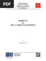 Masinop Na Pagsulat Sa Wikang Filipino | PDF