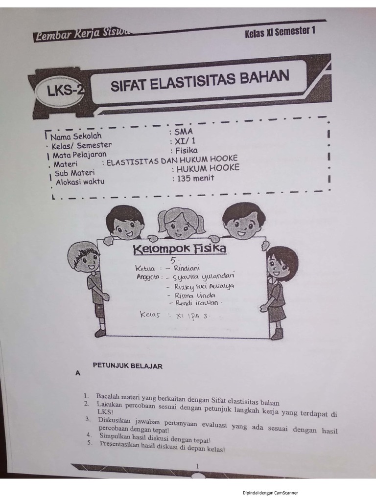 Lks-2 Hukum Hooke | PDF