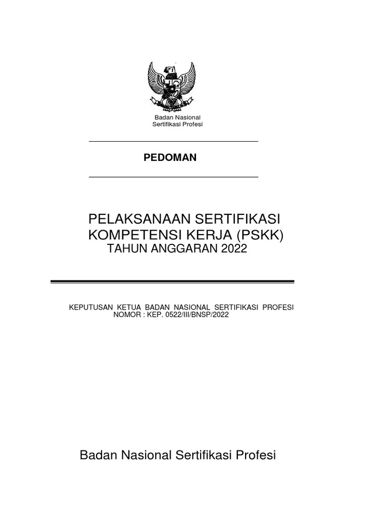Pedoman PSKK (Final) 18 Maret 2022 | PDF