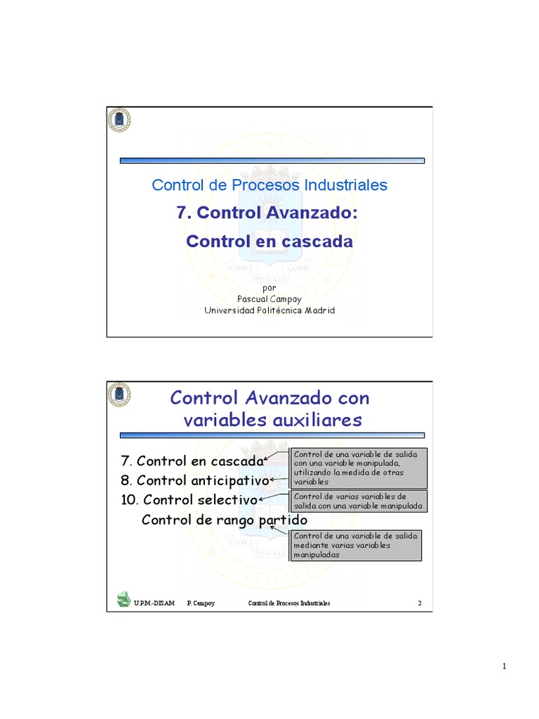 7 Control Cascada | PDF | Tecnología