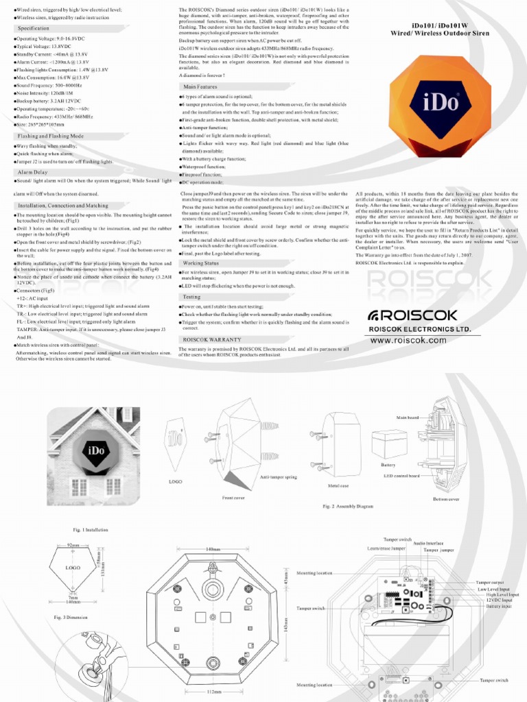 Ido101 English Manual | PDF