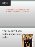 Grooming Standard For Hospitality | PDF | Hygiene | Glasses
