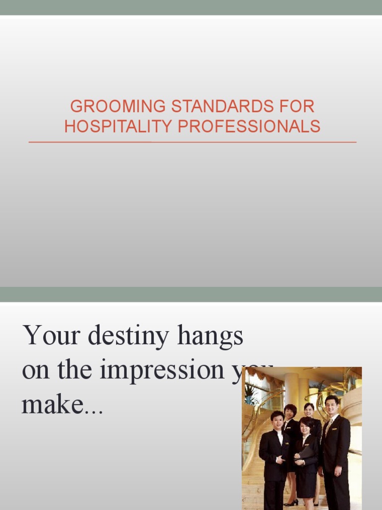 Grooming Standards For Hospitality Professionals | Download Free PDF ...