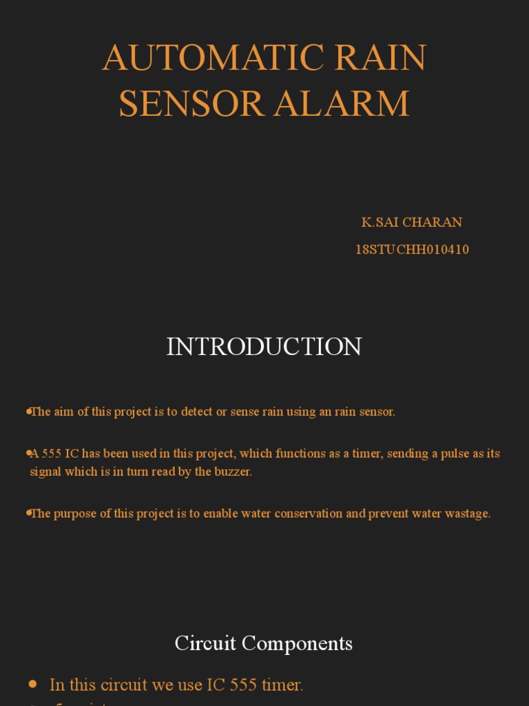 Automatic Rain Sensor Alarm-2 | PDF | Capacitor | Electrical Network