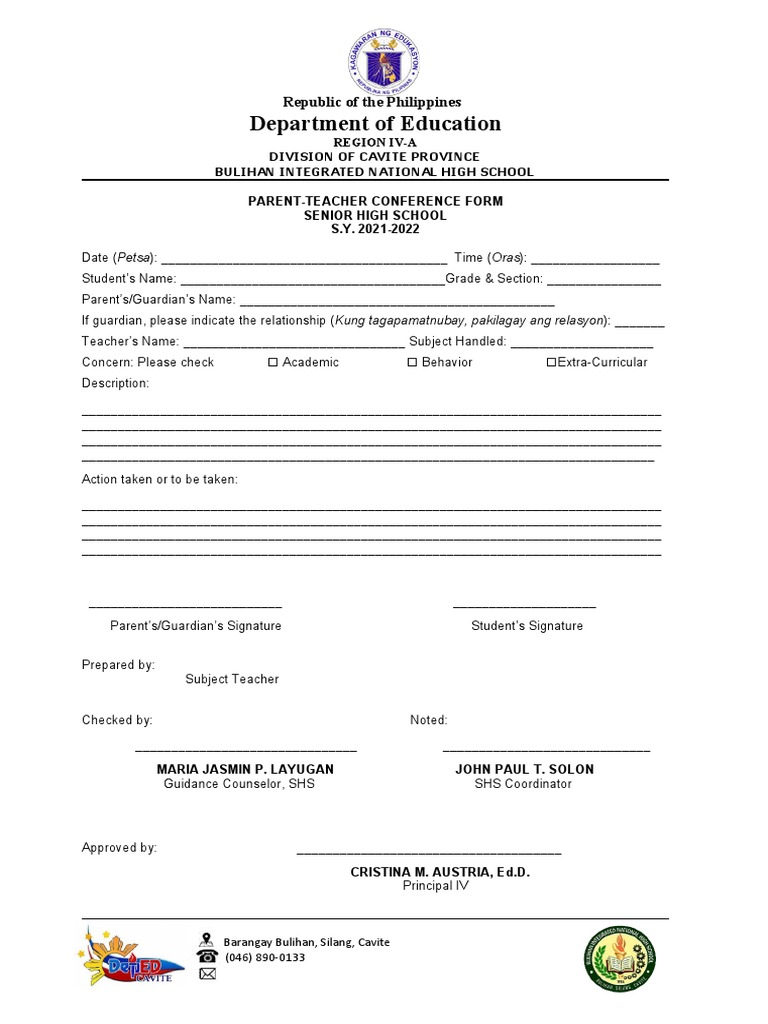 Department of Education: Republic of The Philippines | PDF | Social ...