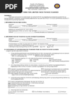PGB - Scholarship APPLICATION FORM - PRIVATE - MASTERAL - ACA - BOARD ...
