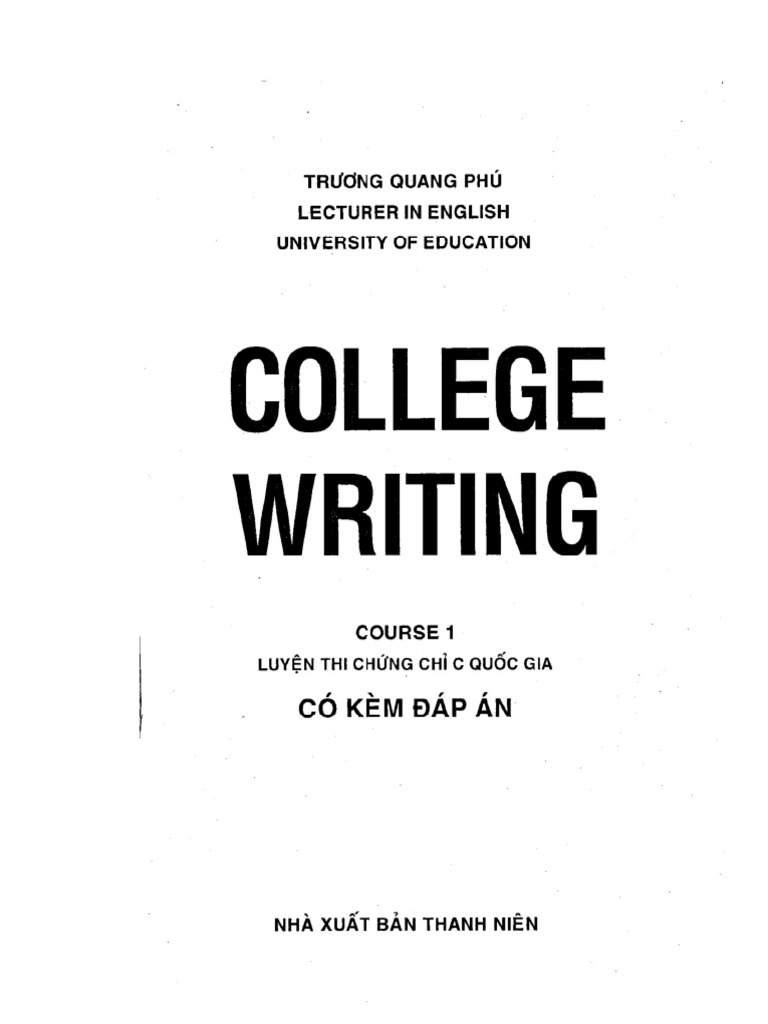 College Writing | PDF