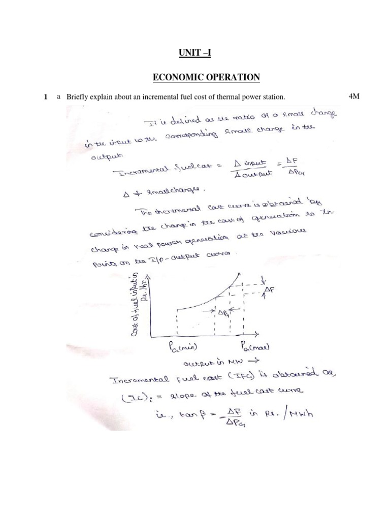 Psoc Unit 1 QP 2022 | PDF | Electric Power Transmission | Equations