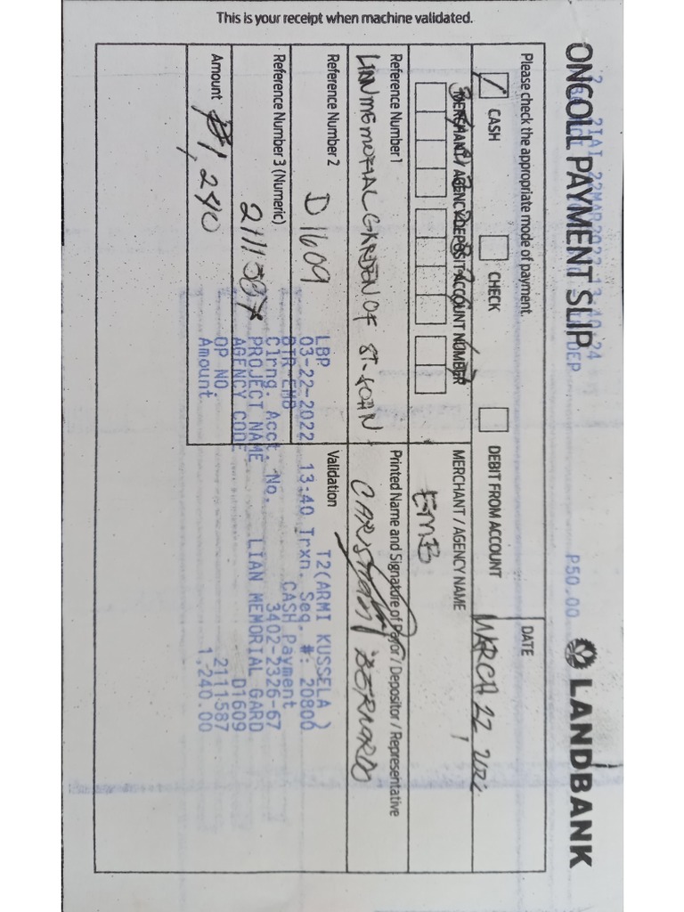 Proof of Payment | PDF