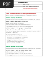 Narration Notes (Class 11-12) | PDF | Grammatical Tense | Grammatical ...