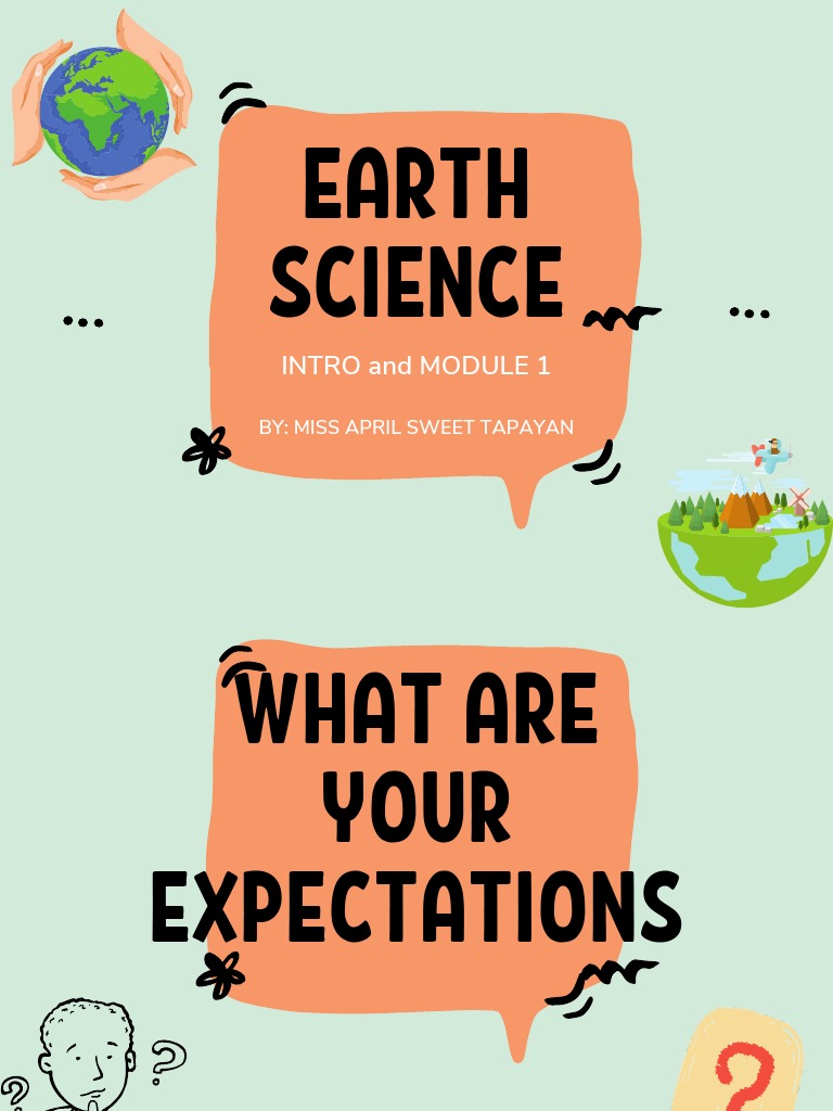 Earth Science Module 1 | PDF | Earth | Atmosphere