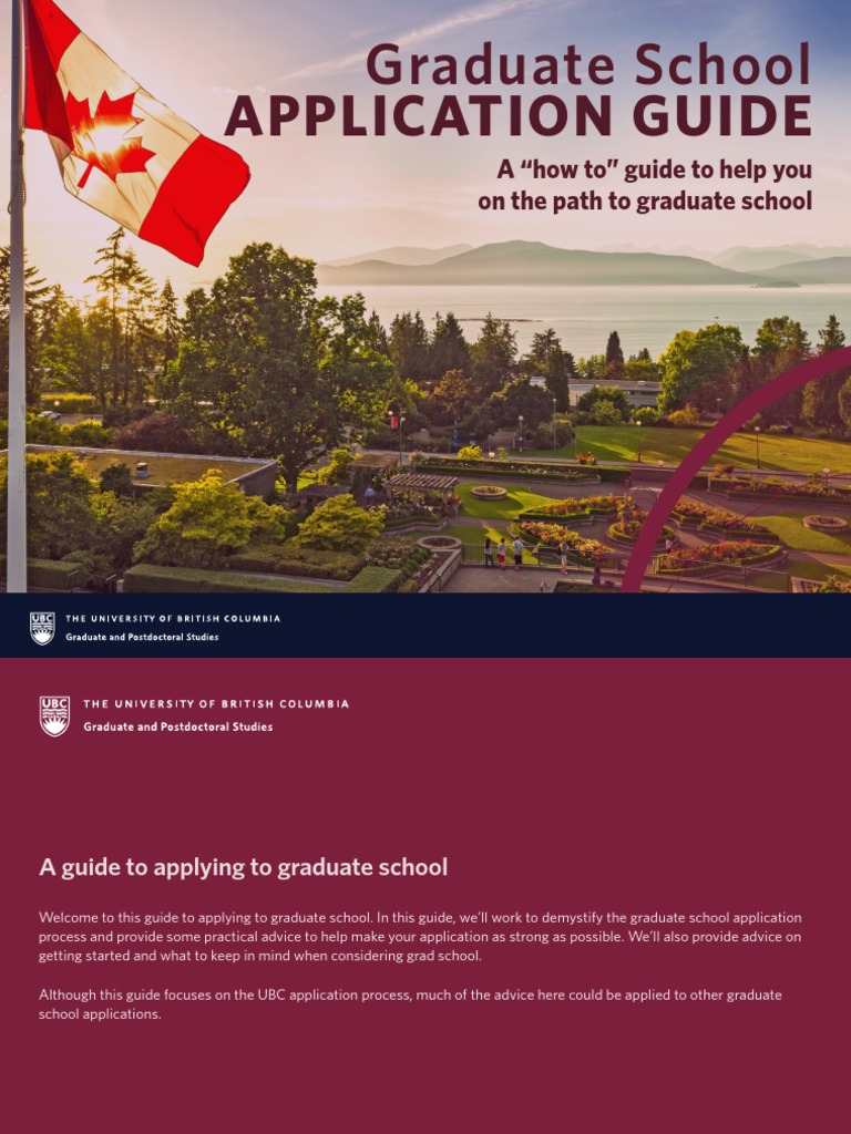 2021 UBC Application Guide HQ | PDF | Graduate School | University And ...
