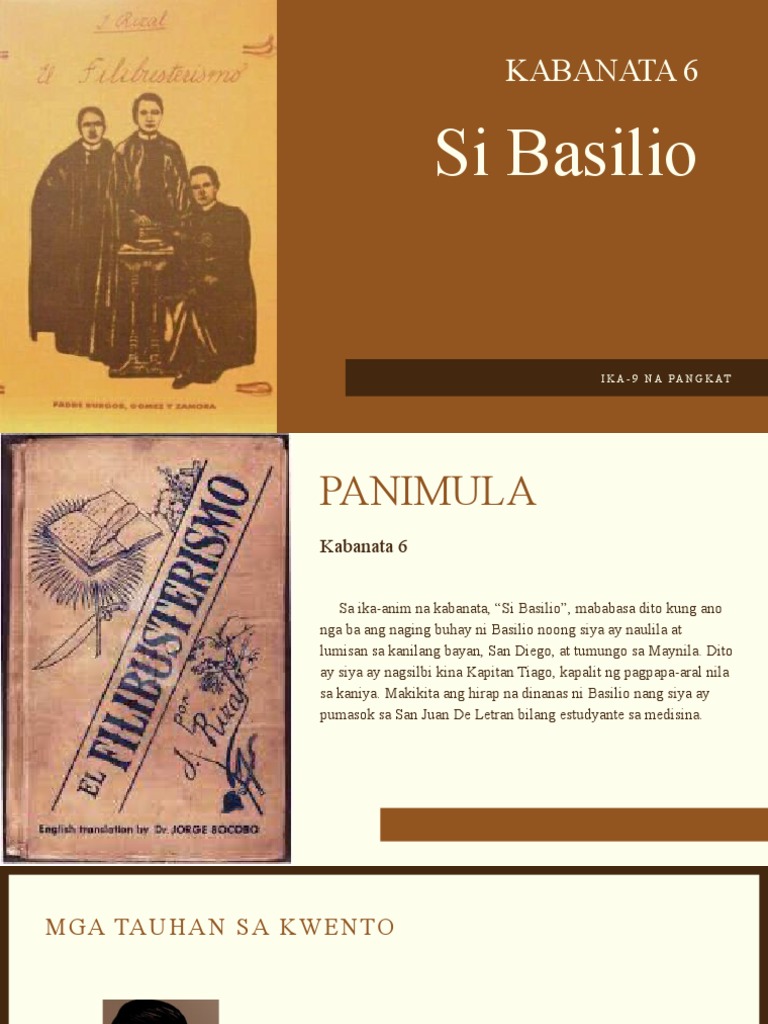 Kabanata 6: Si Basilio | PDF | Human Communication