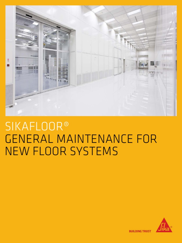 Sikafloor®: General Maintenance For New Floor Systems | PDF ...