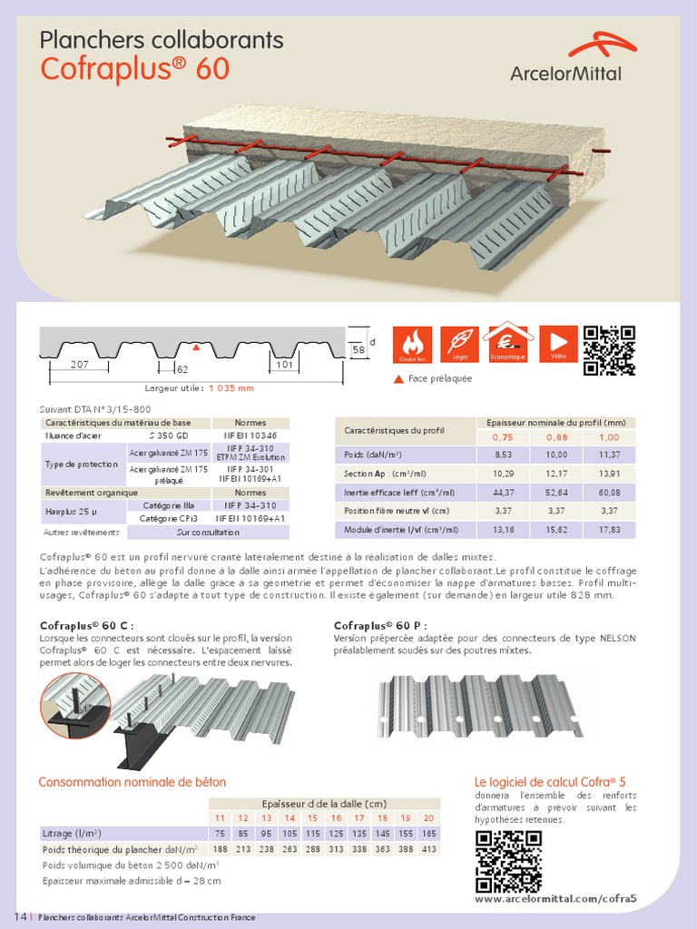 Cofraplus 60 | Download Free PDF | Éléments architecturaux ...