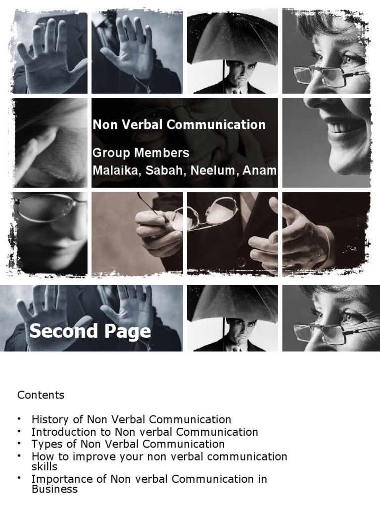 Non Verbal Communication | PDF | Nonverbal Communication | Communication