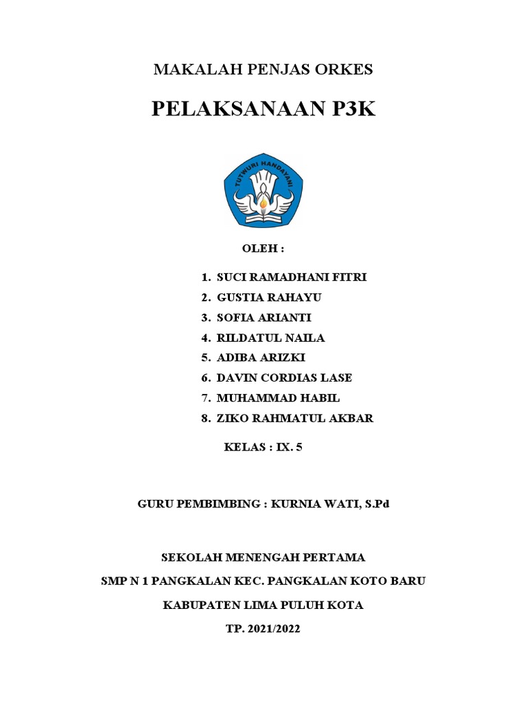 Makalah p3k 2 | PDF