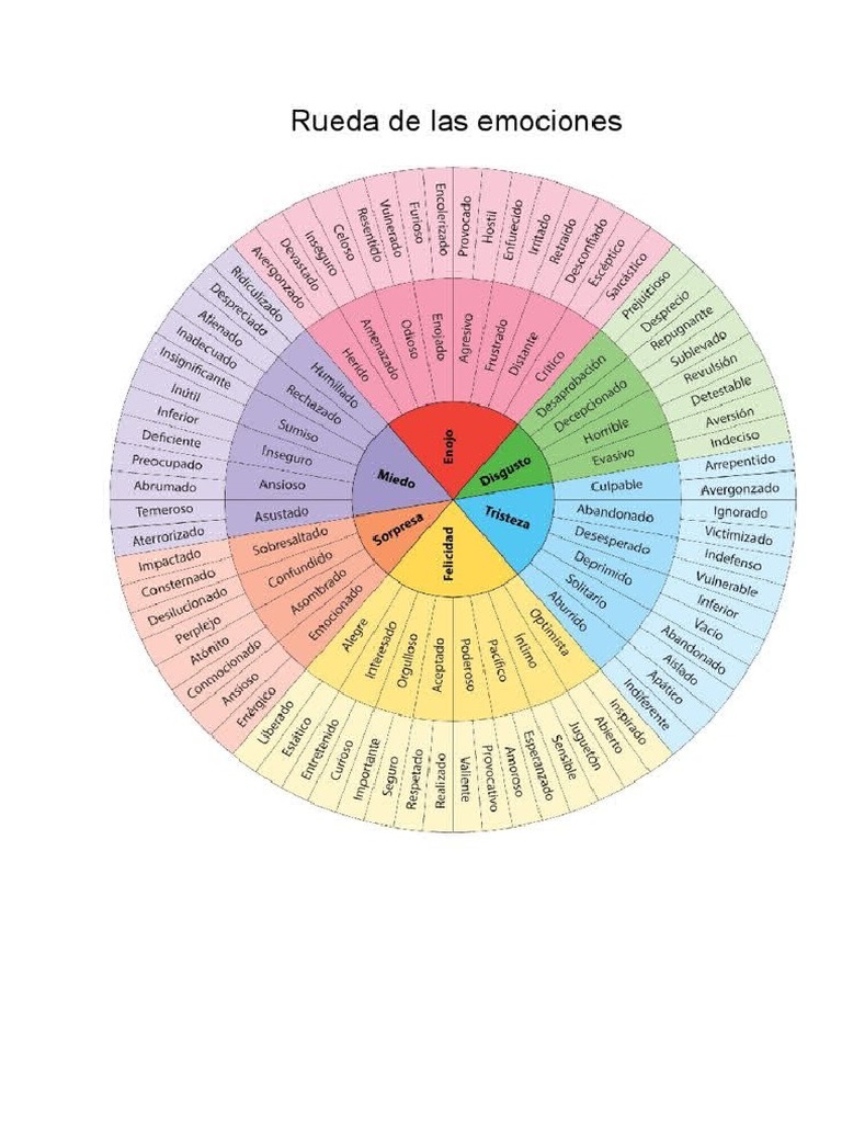 Rueda de Las Emociones | PDF