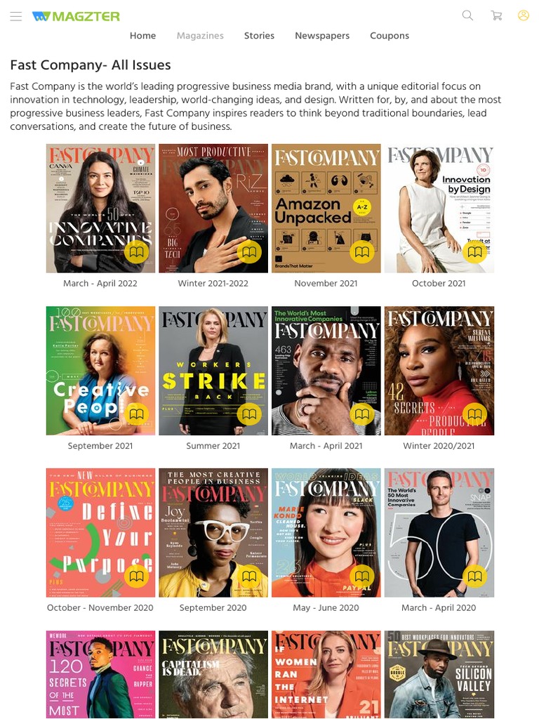 Fast Company-All Issues: Home Stories Newspapers Coupons | PDF ...