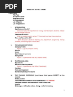 OJT Narrative Report Guidelines | PDF | Cognition