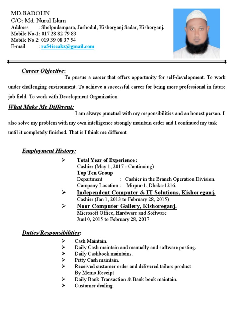 Redwan Kamil Caricktion CV | PDF | Software | Computing
