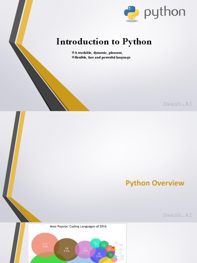Python Introduction Pdf Parameter Computer Programming Python