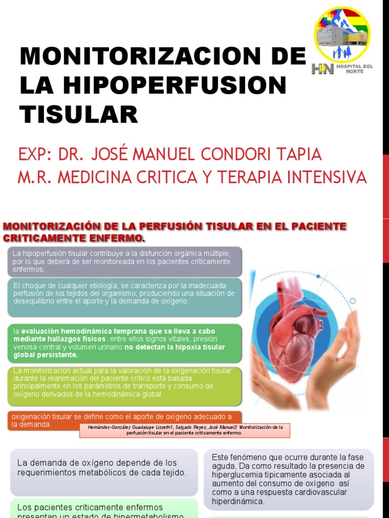 Monitorizacion Hipoperfusion | PDF | Ácido láctico | Septicemia