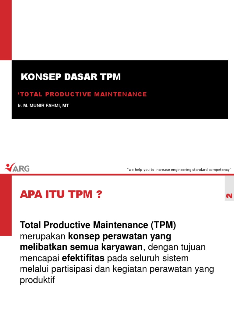 Penerapan Total Productive Maintenance | PDF | Teknologi & Rekayasa