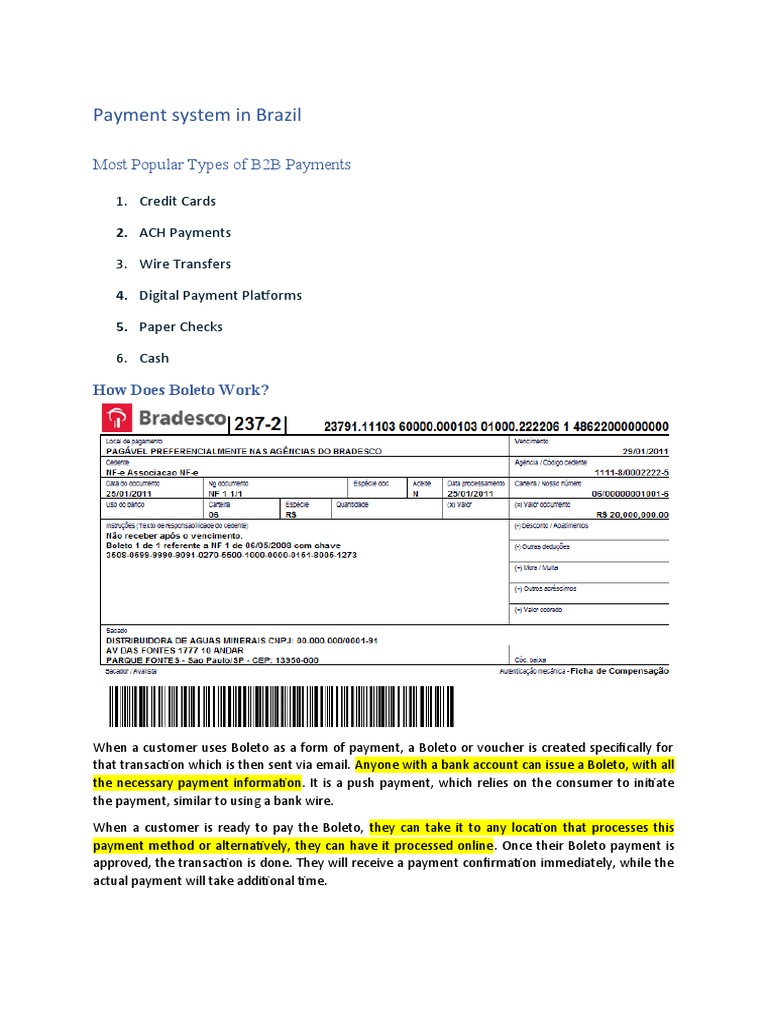 Brazil and India Payment System | PDF | Credit Card | Payments