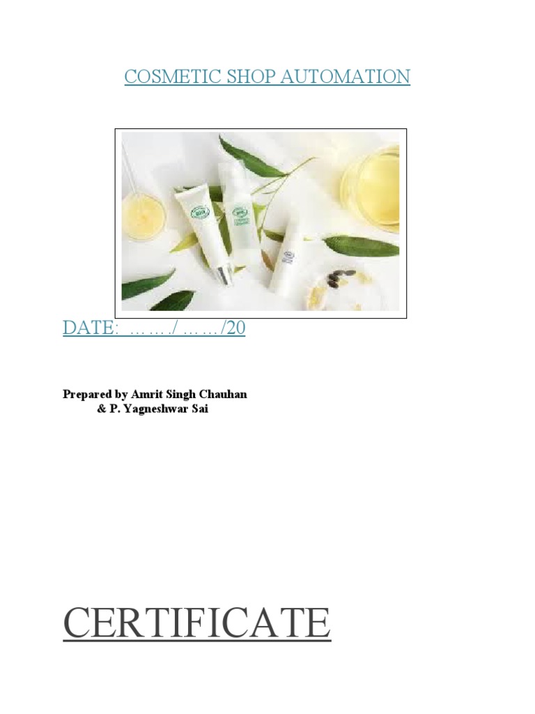 4.database Cosmetics | PDF | Databases | Software