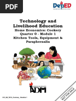 Quarter 1-Module 1 Cookery: Exploratory Course | PDF | Kitchen | Foods