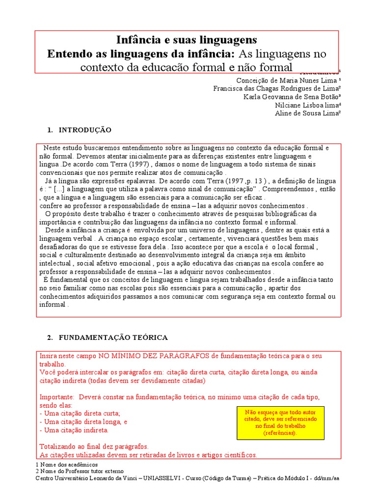 Modelo de Paper (1) 2022 | PDF | Citação | Comunicação