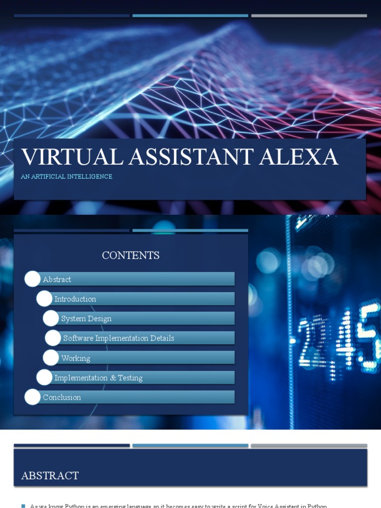 Virtual Assistant Alexa | PDF | Artificial Intelligence | Intelligence ...