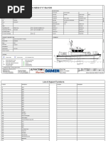 Coastal Tugs & Barges Specifications | PDF | Tugboat | Tonnage