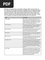 Geography Sba Submission) | PDF | Erosion | Beach