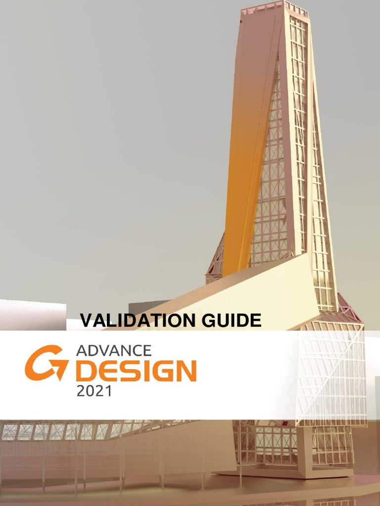 Advance Design Validation Guide 2021 Volume I | PDF | Beam (Structure ...